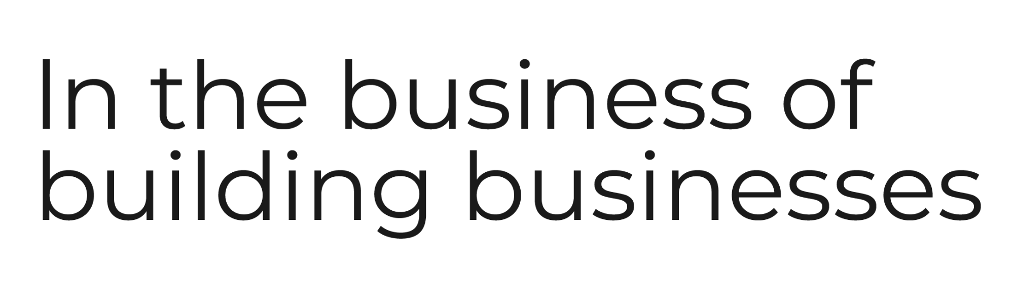 RX: Global Events - In the business of building businesses