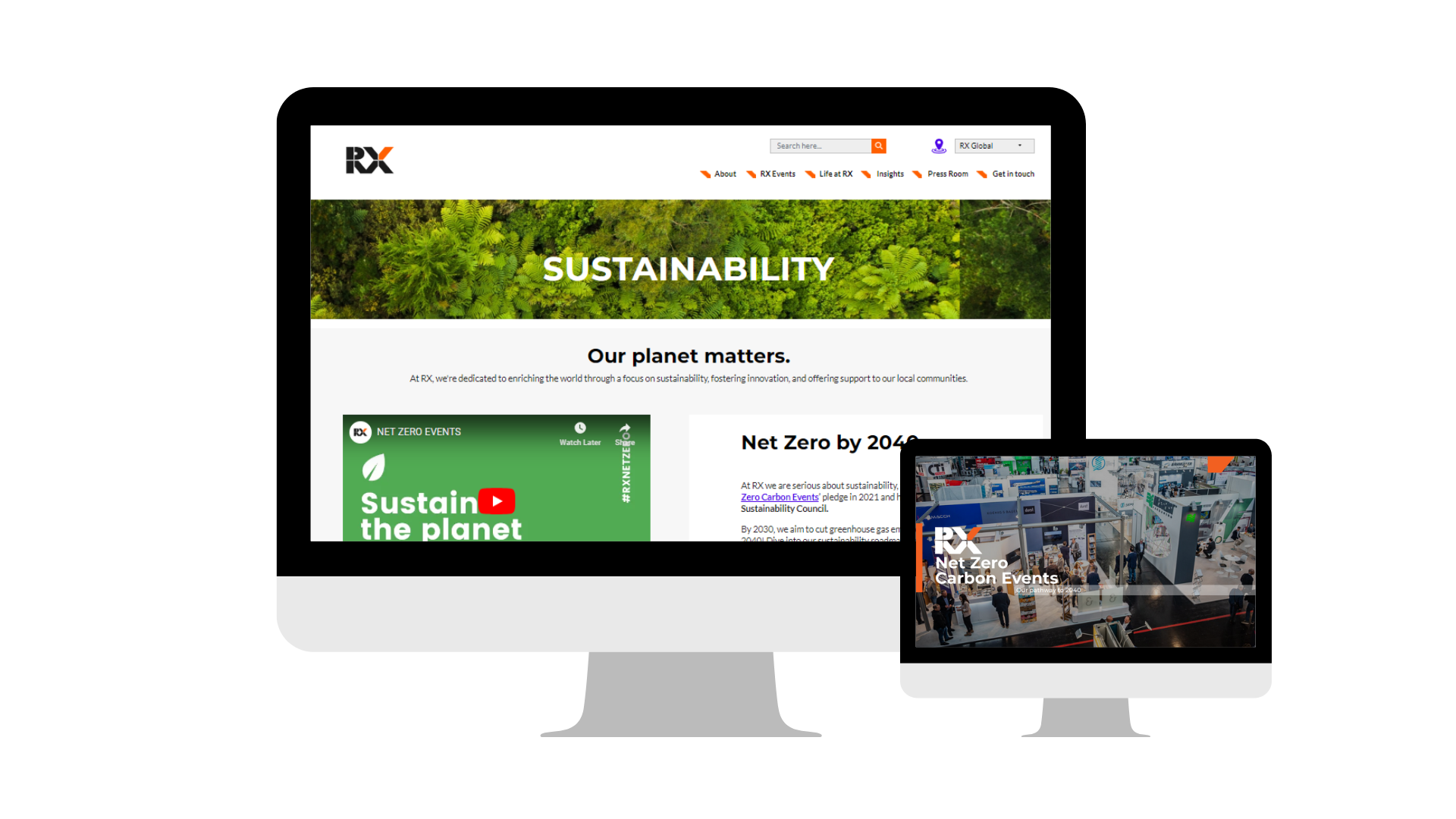 Our journey to Net Zero by 2040 | RX